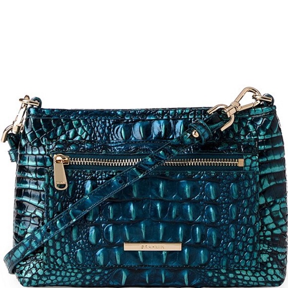 Brahmin | Bags | Brahmin Melbourne Collection Blue Patina Vida Leather ...